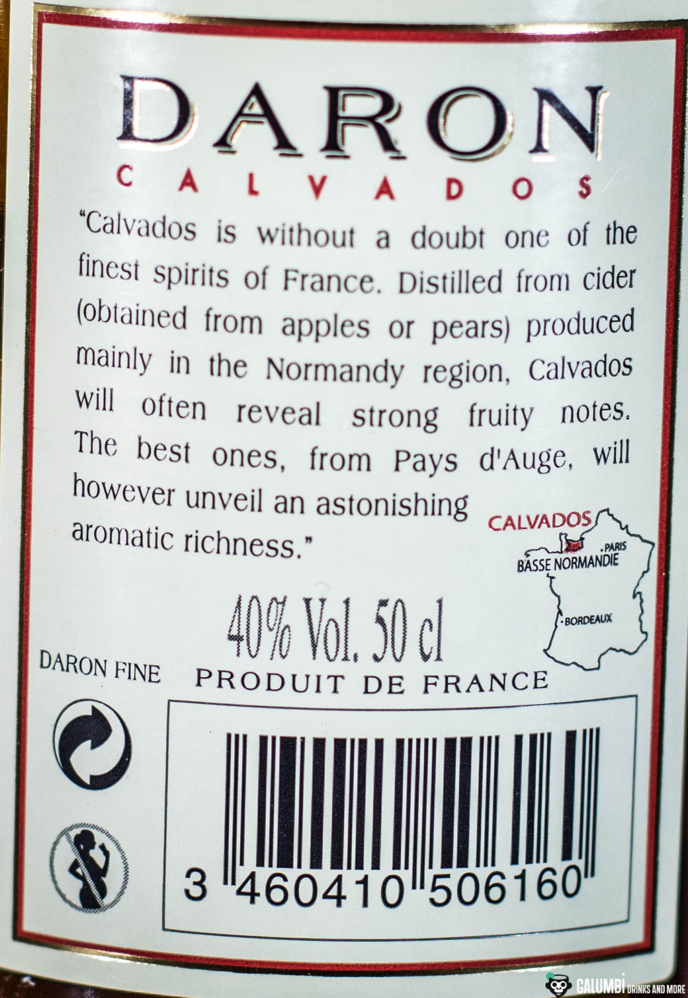 Daron Calvados Pays d’Auge | Galumbi
